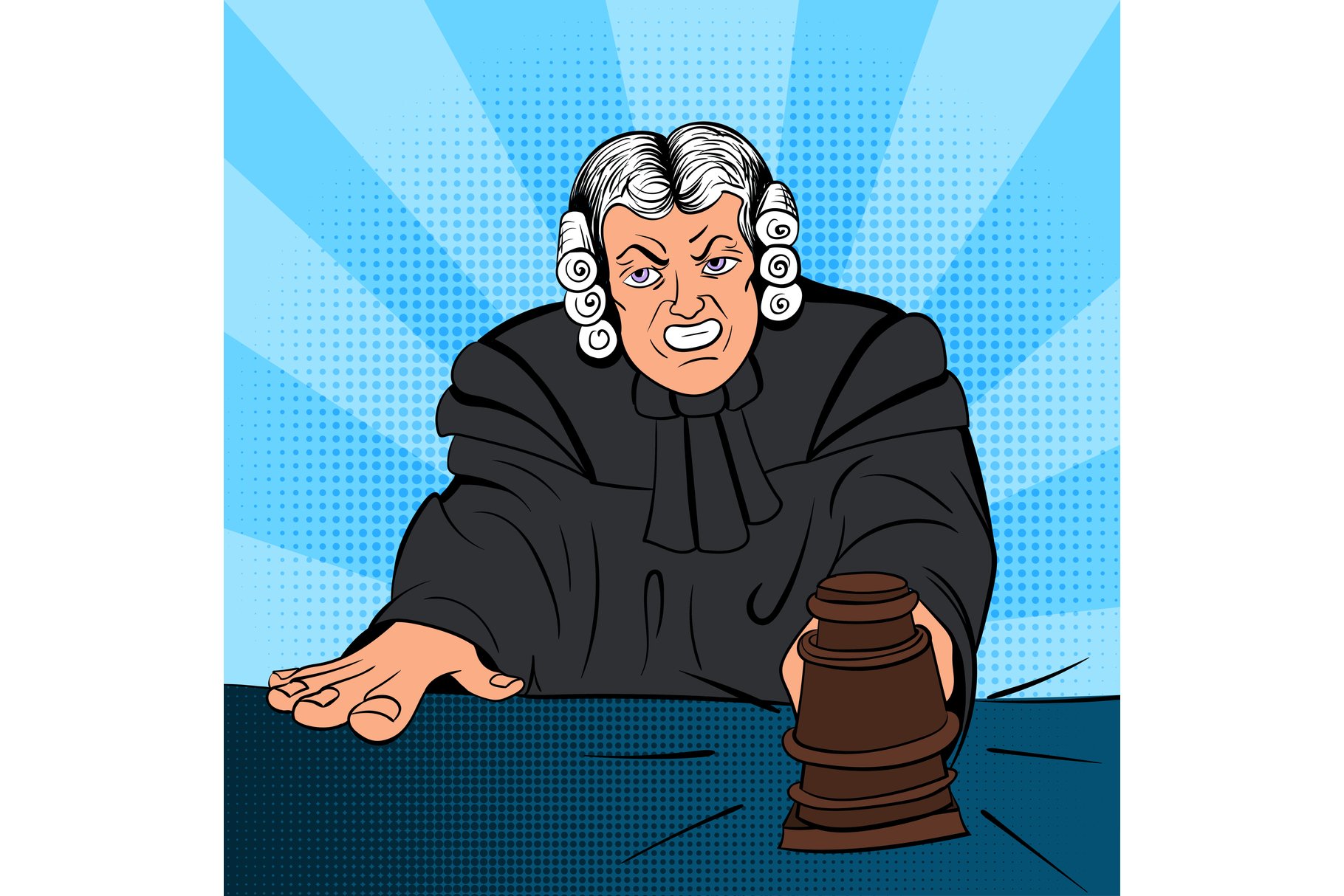 Angry Court Judge