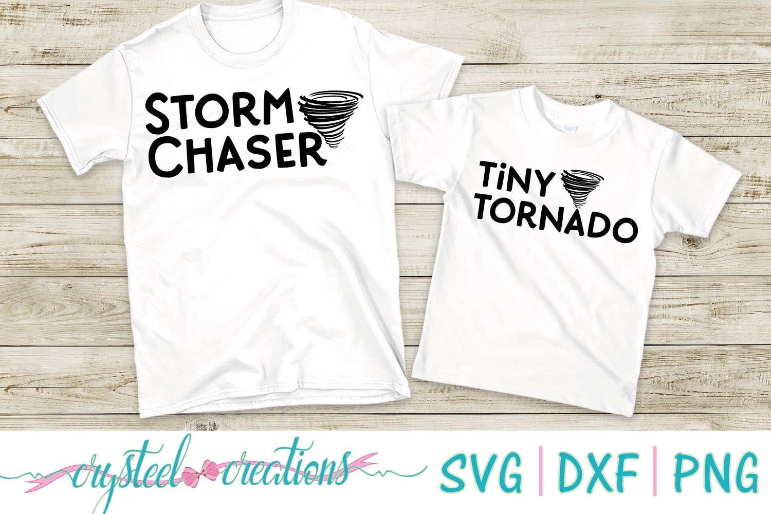 Storm Chaser and Tiny Tornado SVG, DXF, PNG (580836) | Cut Files ...