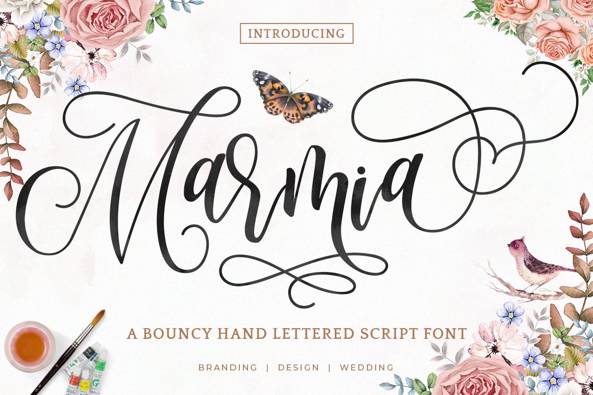 Modern Script - Marmia Font