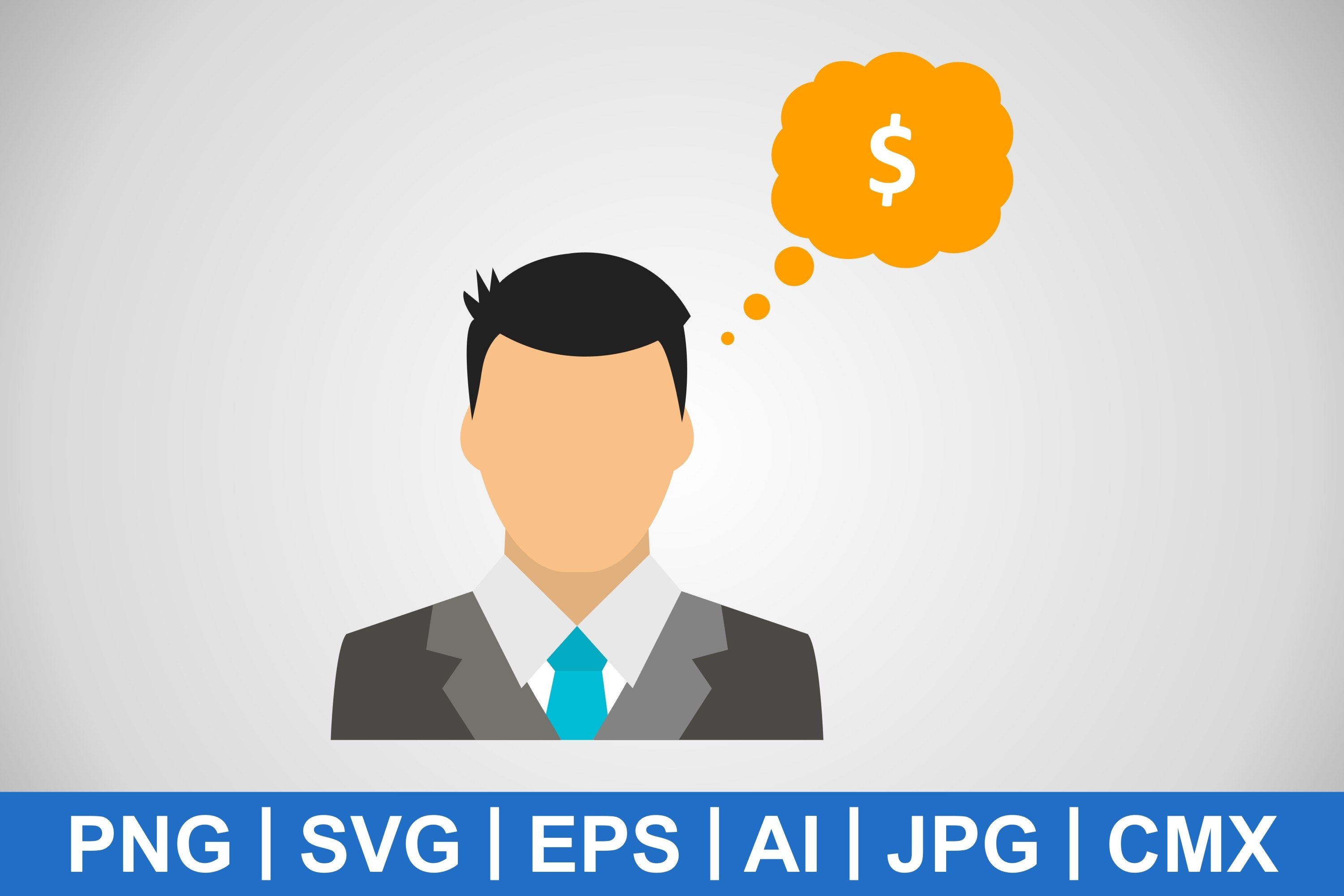 Vector Business thinking Icon (1029180)