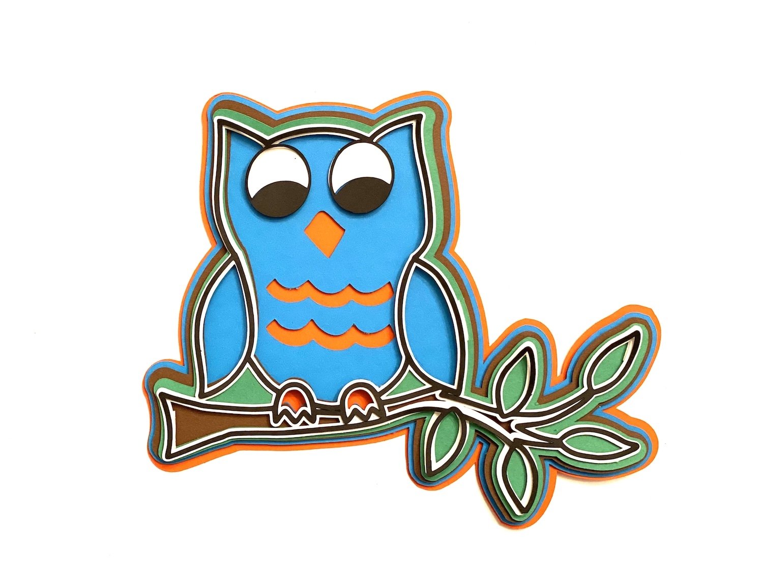 Owl 3D Layered Design