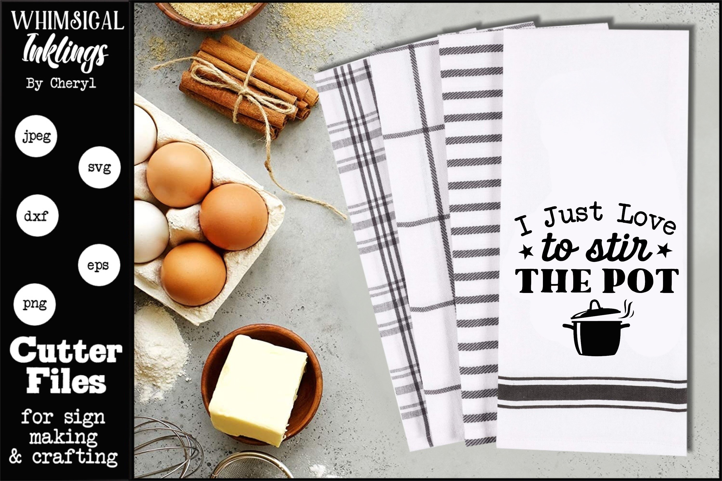 Stir The Pot SVG (559396) | Cut Files | Design Bundles