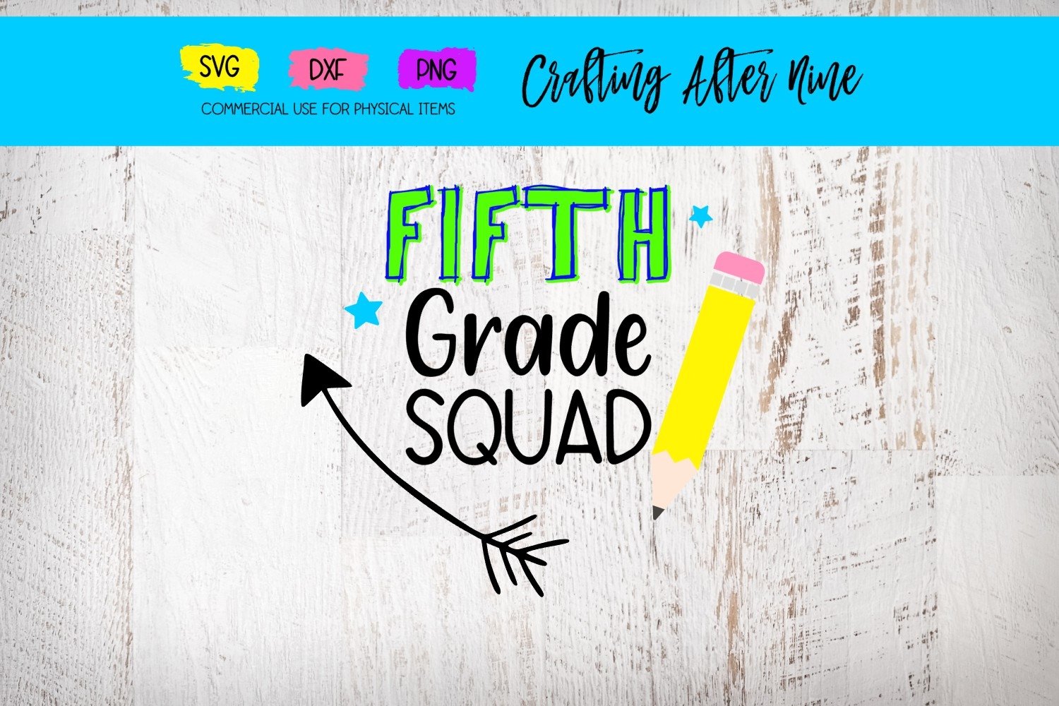 Fifth Grade Squad Svg, Teacher Svg, School Svg, Back to Scho (294492 ...