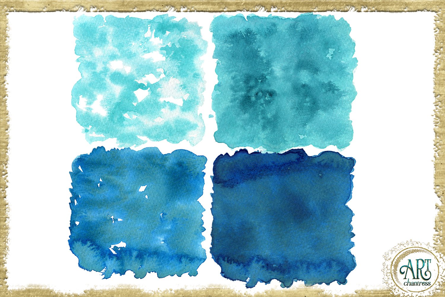 Sublimation BUNDLE Blue Watercolor backgrounds textures PNG (1145972 ...