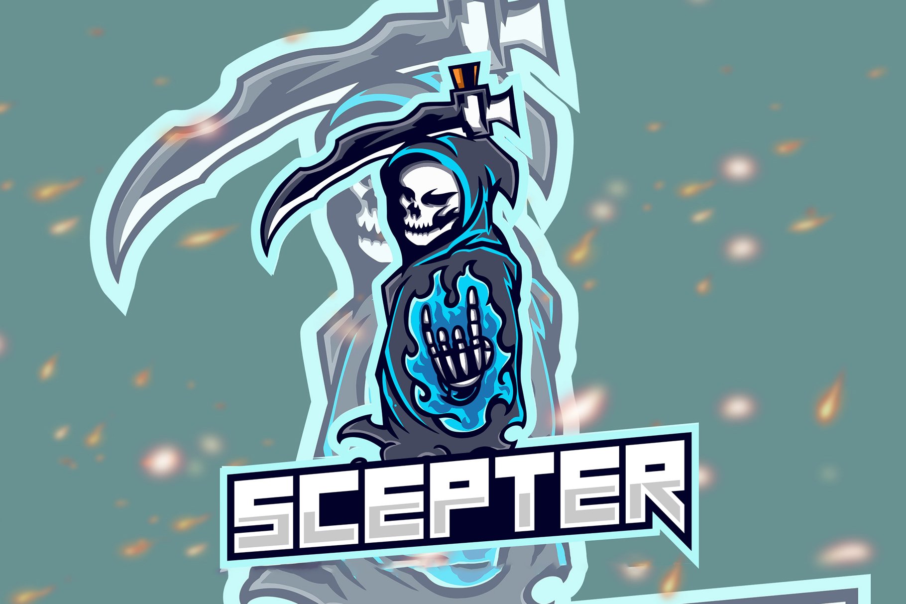 Scepter Squad Esport Gaming Logo (1084488) | Logos | Design Bundles