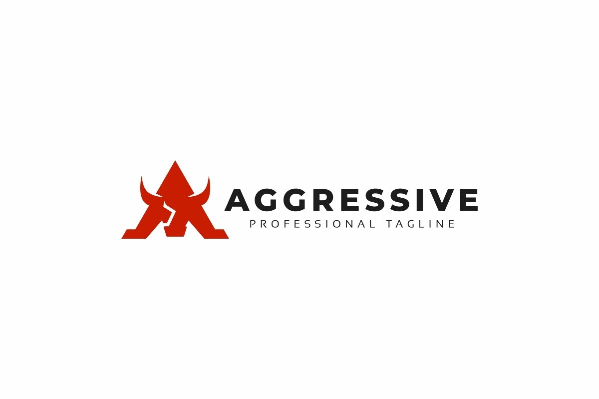 Aggressive Bull Logo (666573) | Logos | Design Bundles