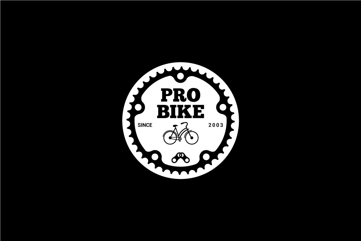 PRO BIKE LOGO (420515) | Logos | Design Bundles