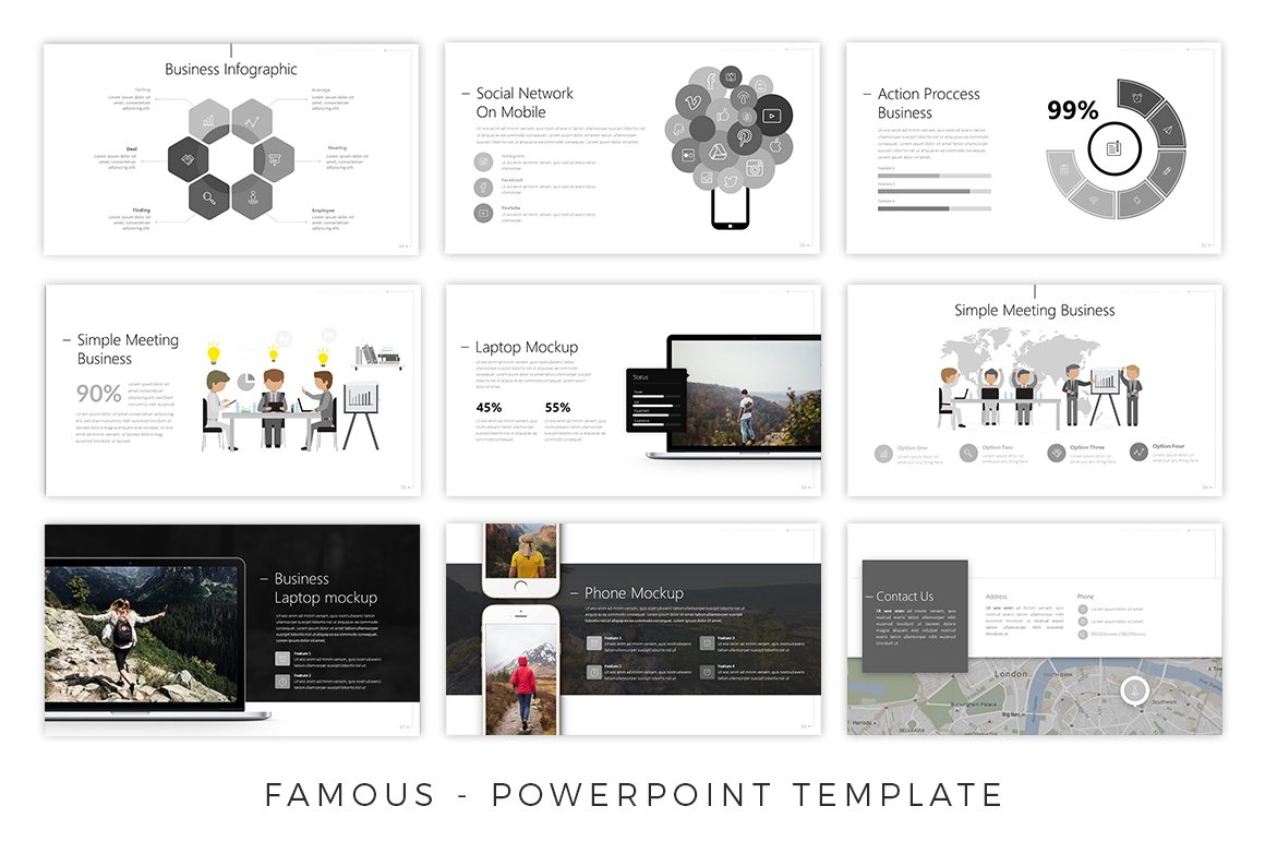 Famous - Creative Presentation (64323) | Presentation Templates ...