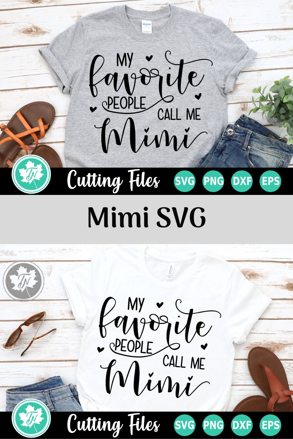 My Favorite People Call Me Mimi - A family SVG Cut File (249463) | Cut ...