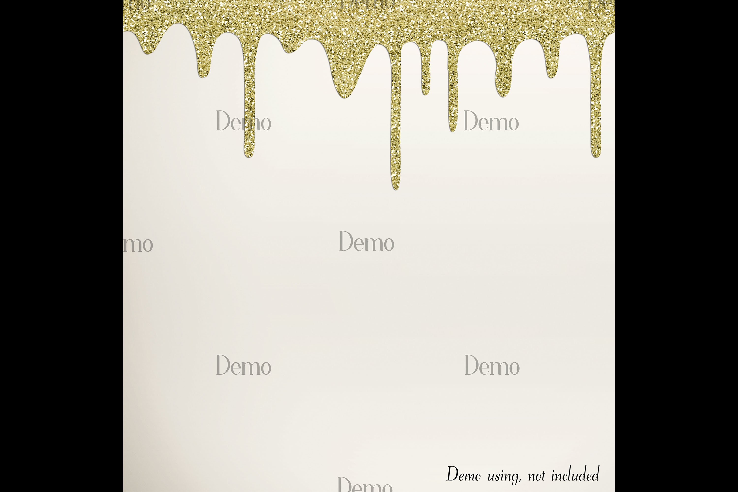 16 Seamless Glitter Dripping Melted Overlay Images 16 Colors (720950 ...