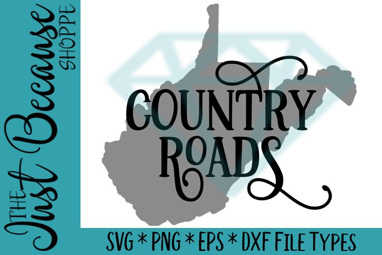 West Virginia Country Roads, WV SVG File - 0245 (206829) | SVGs ...