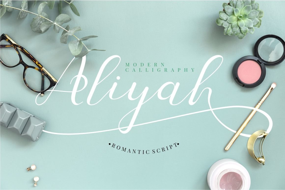 Aliyah (276663) | Handwritten | Font Bundles