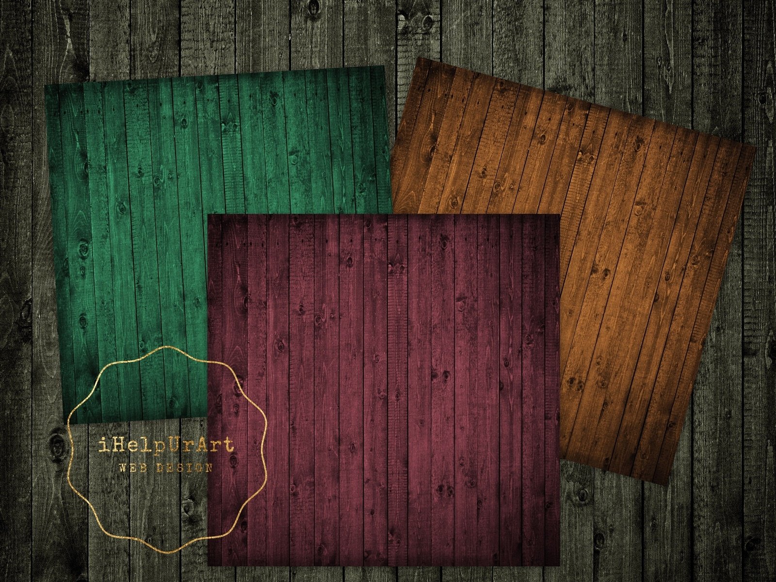 Dark Wood Texture Paper (136672) | Backgrounds | Design Bundles