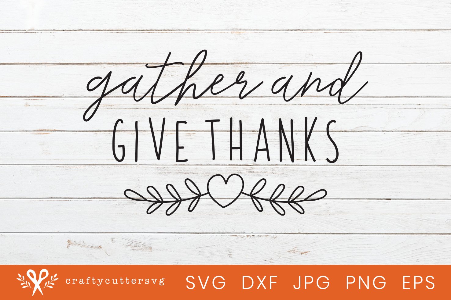 Thanksgiving Svg Cut File Gather and give thanks Clipart (335171) | Cut ...