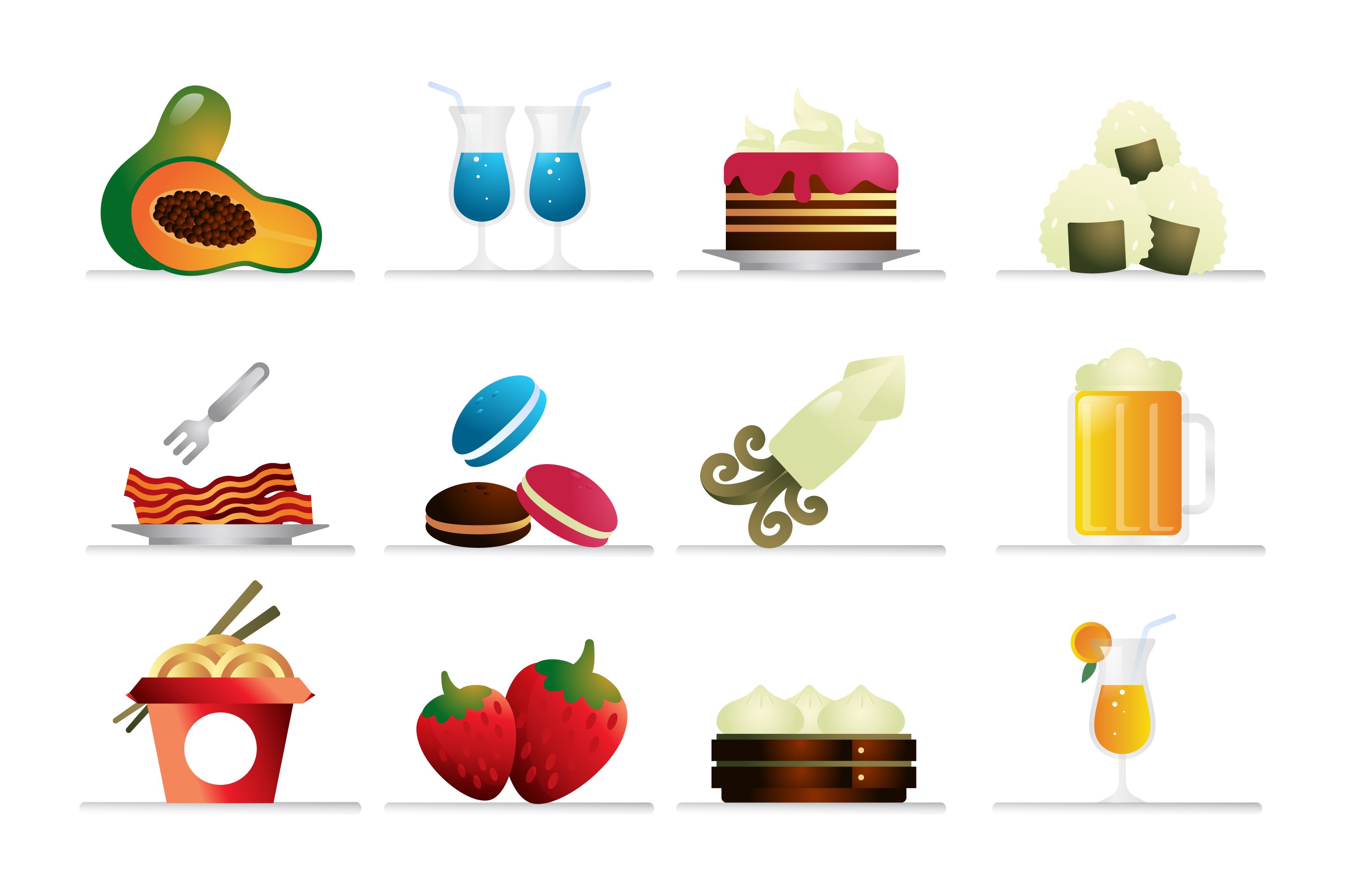Food & Drinks Icons