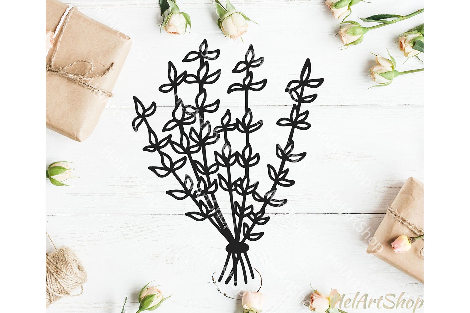 Herbs svg, plant svg, kitchen svg, thyme svg, rosemary svg (465681 ...