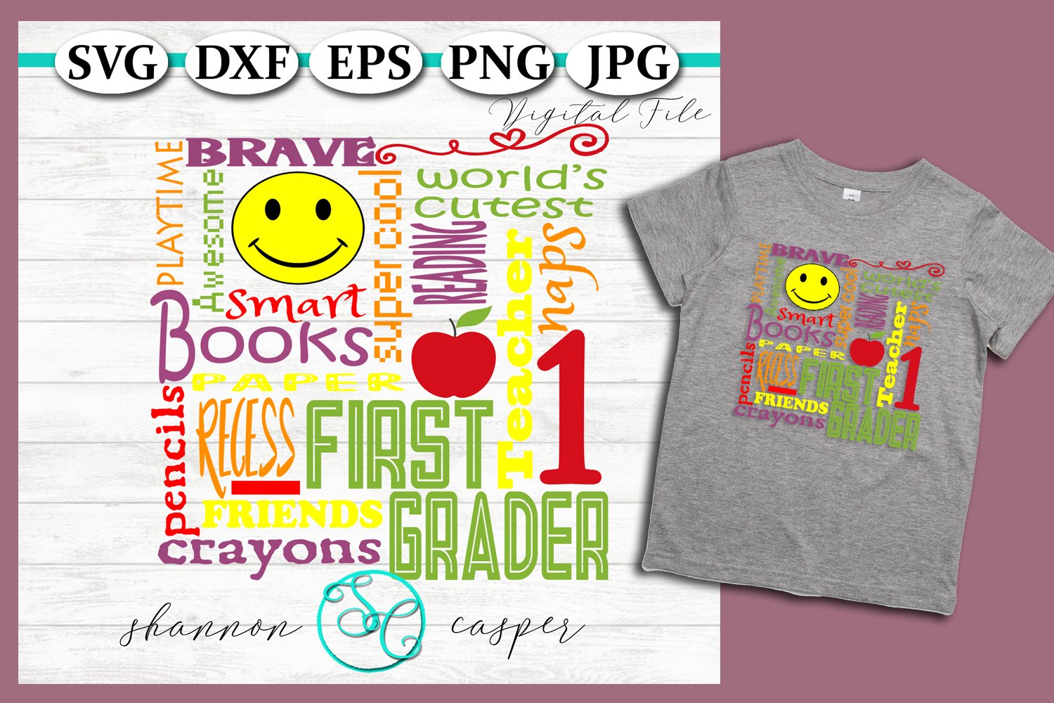 First Grader SVG and Sublimation (300716) | SVGs | Design Bundles