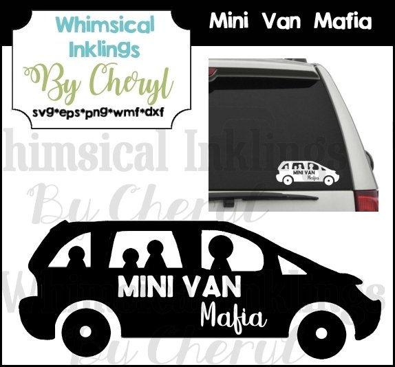 Minivan Mafia SVG (72906) | SVGs | Design Bundles