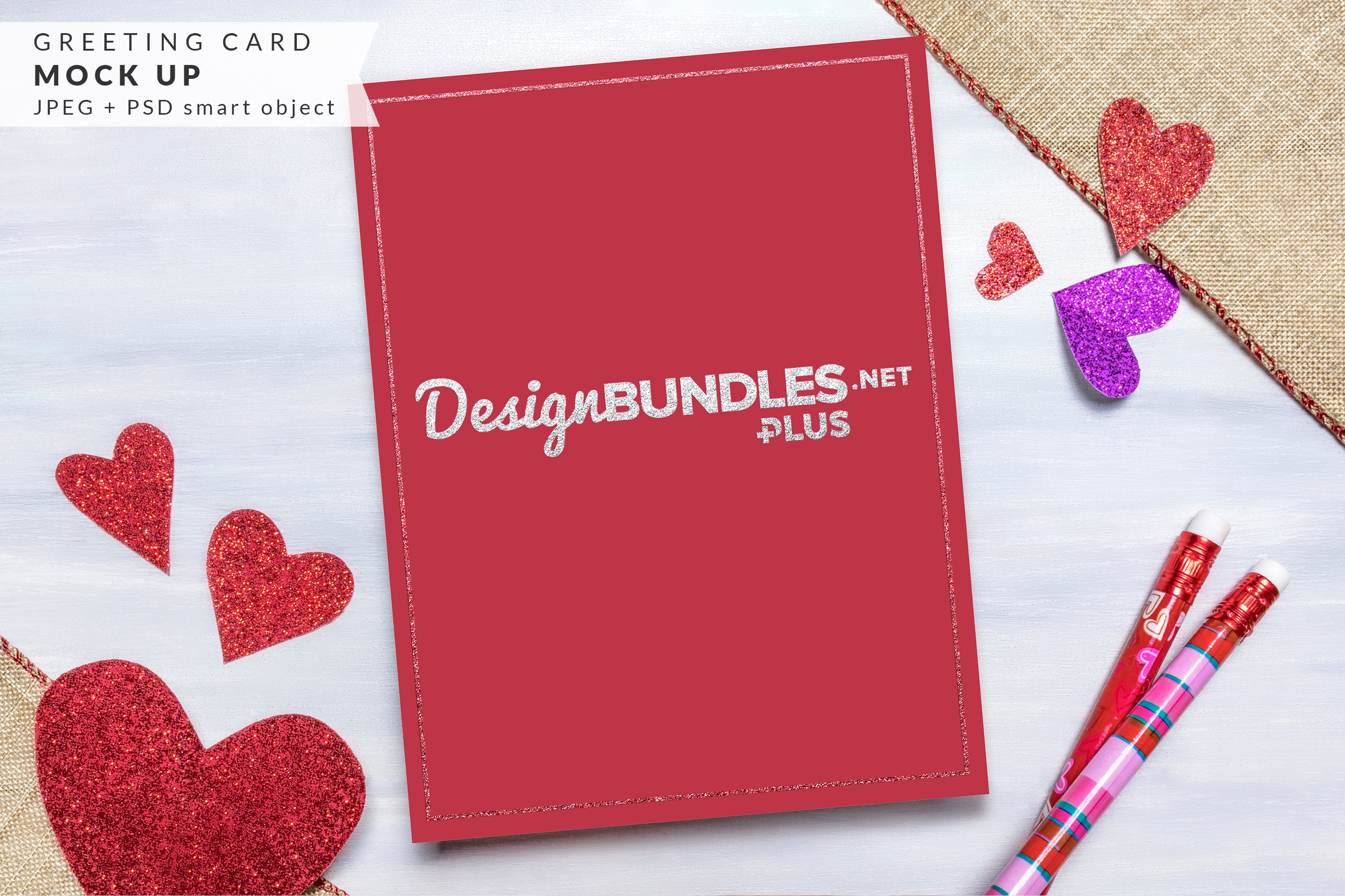 Vertical Greeting Card mock up