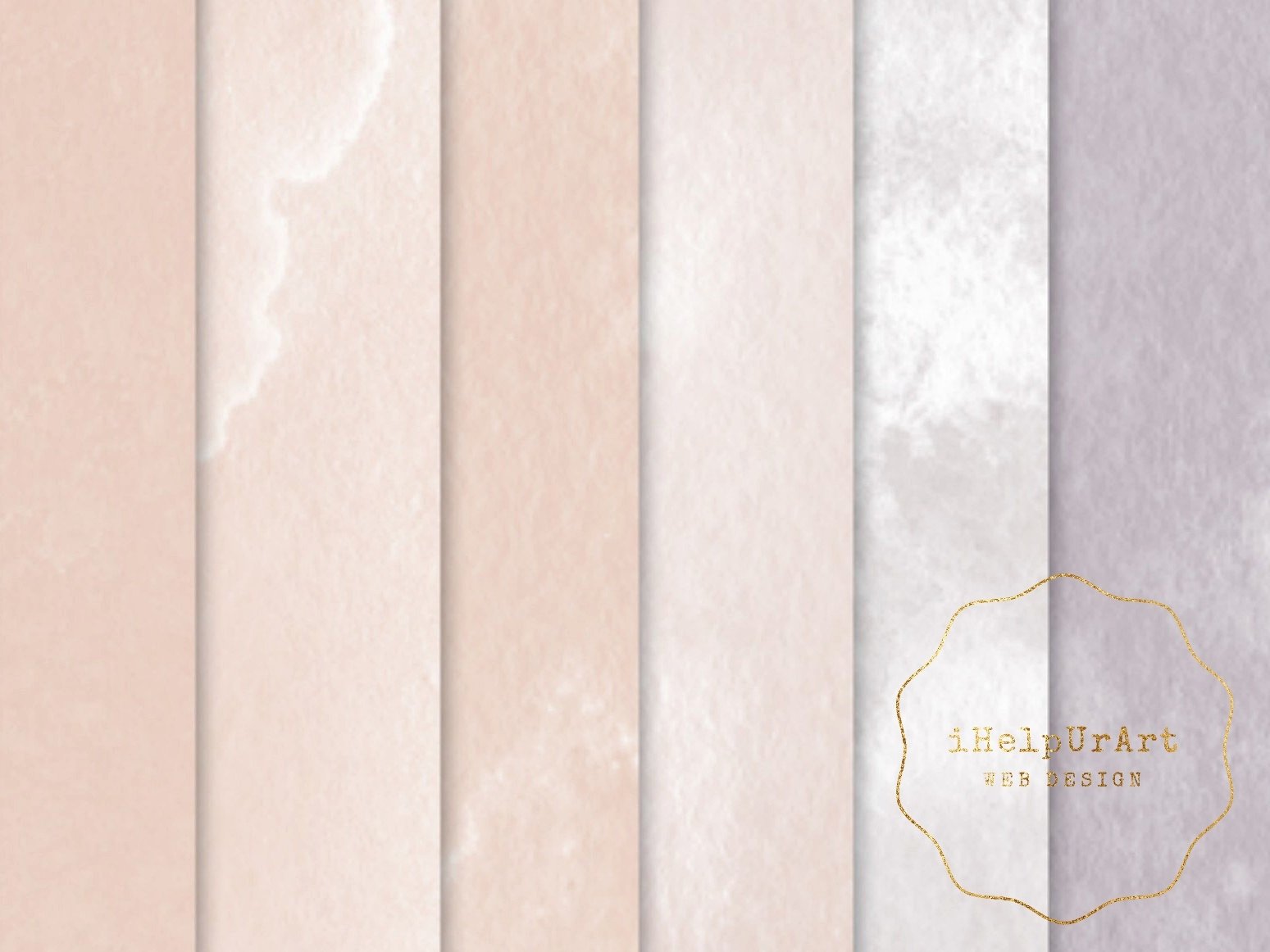 Blush Pink Watercolor Textures (220000) | Textures | Design Bundles
