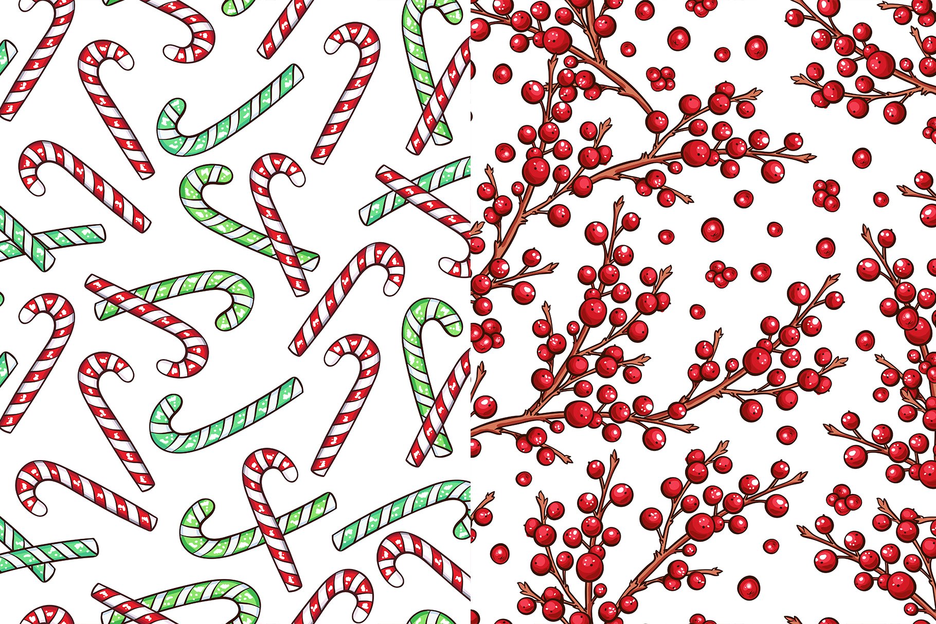 Big Xmas Patterns Collection (384963) | Patterns | Design Bundles