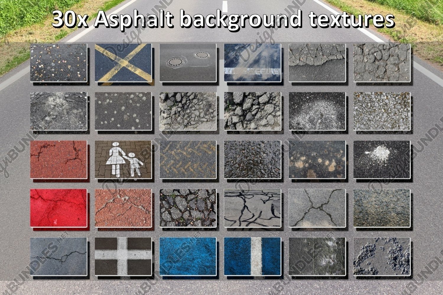30x Asphalt backgrounds texture in high resolution (1747600) | Textures ...