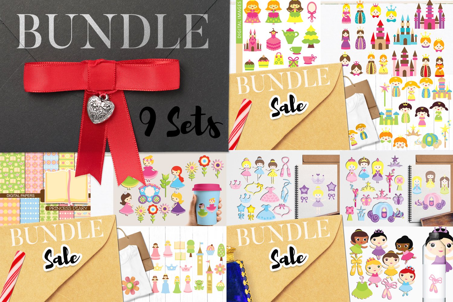Just For Girls Clip Art Illustrations Huge Bundle (250995 ...