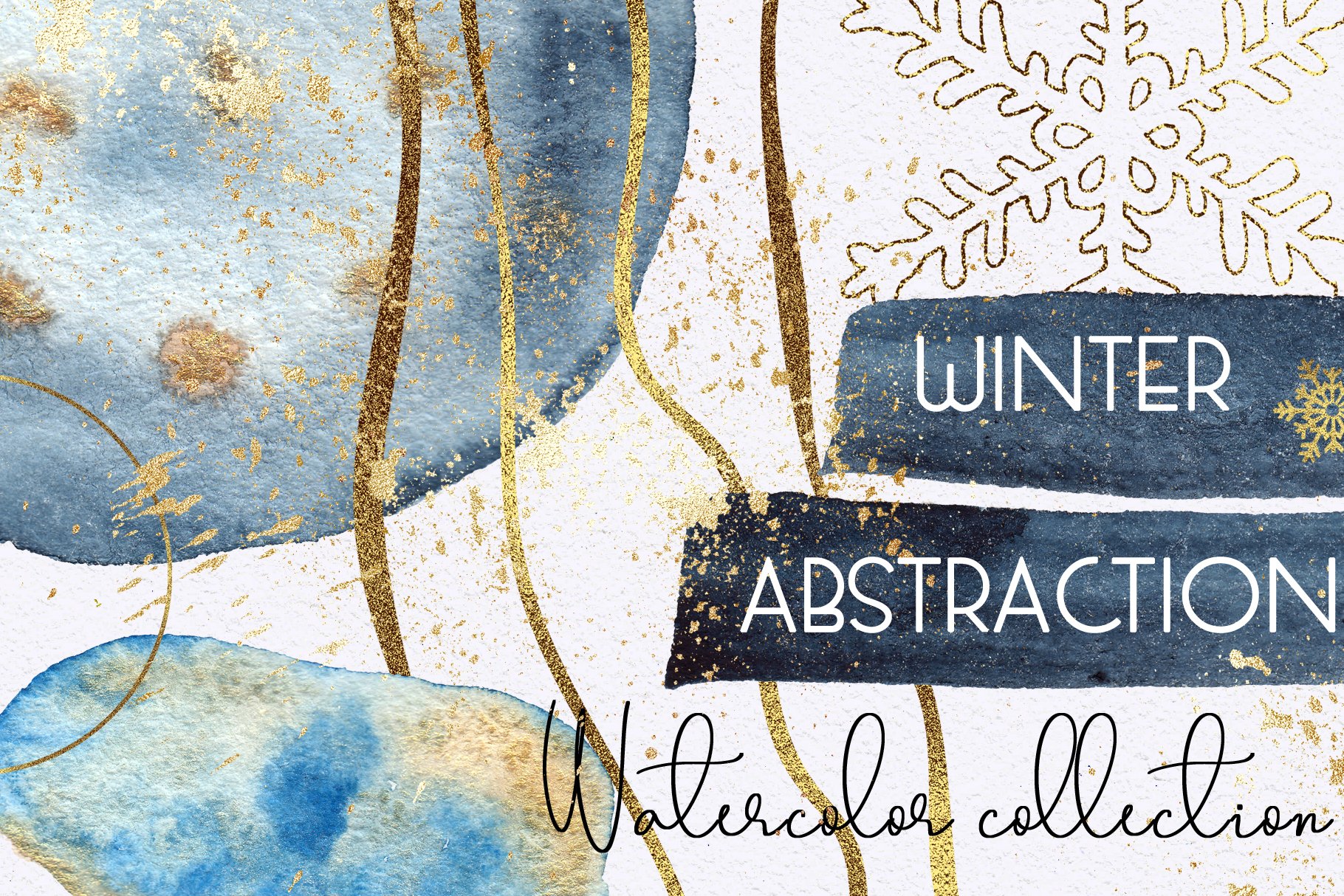 Winter abstraction (334711) | Textures | Design Bundles