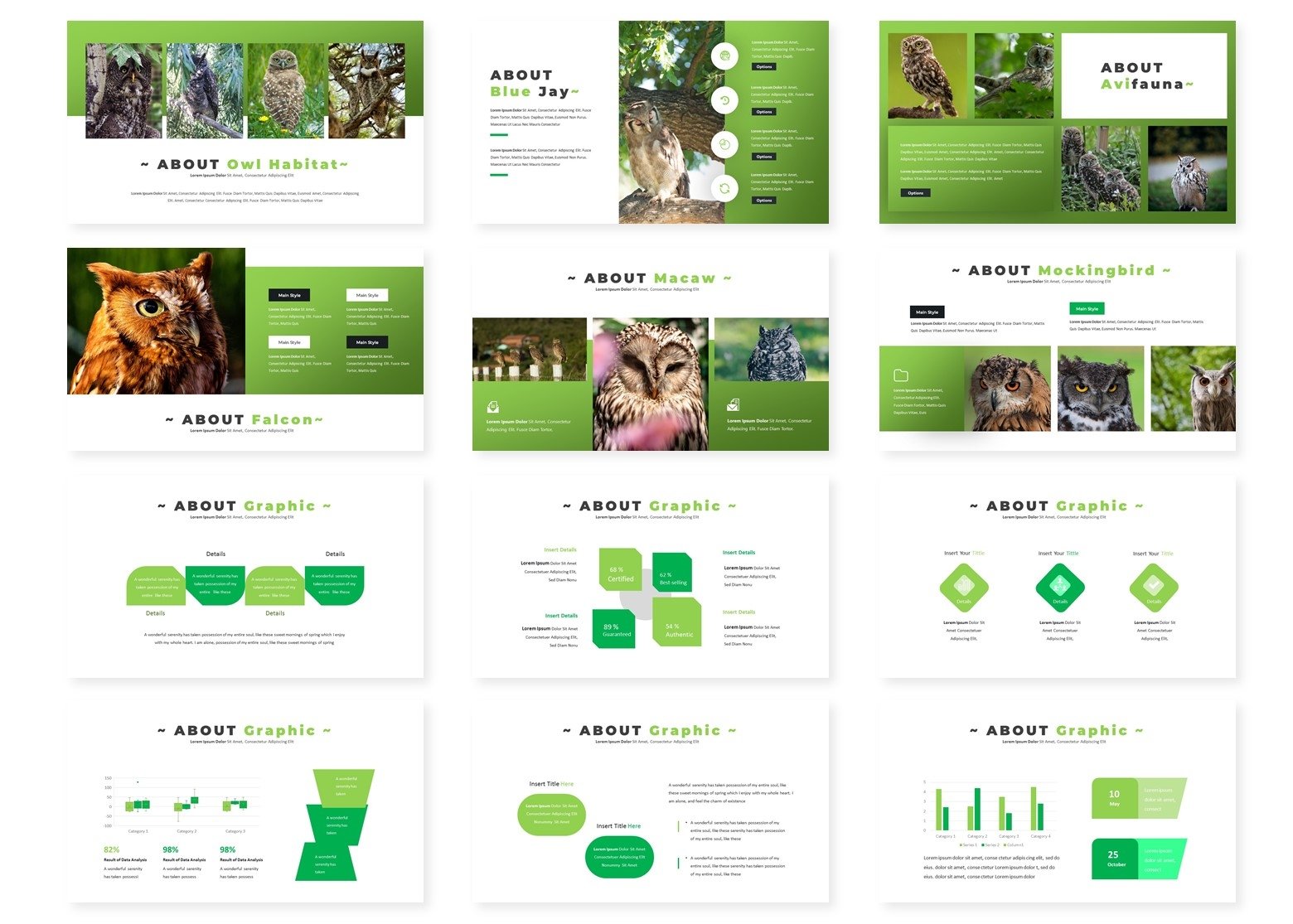 The Owl - Powerpoint Template (341242) | Presentation Templates ...