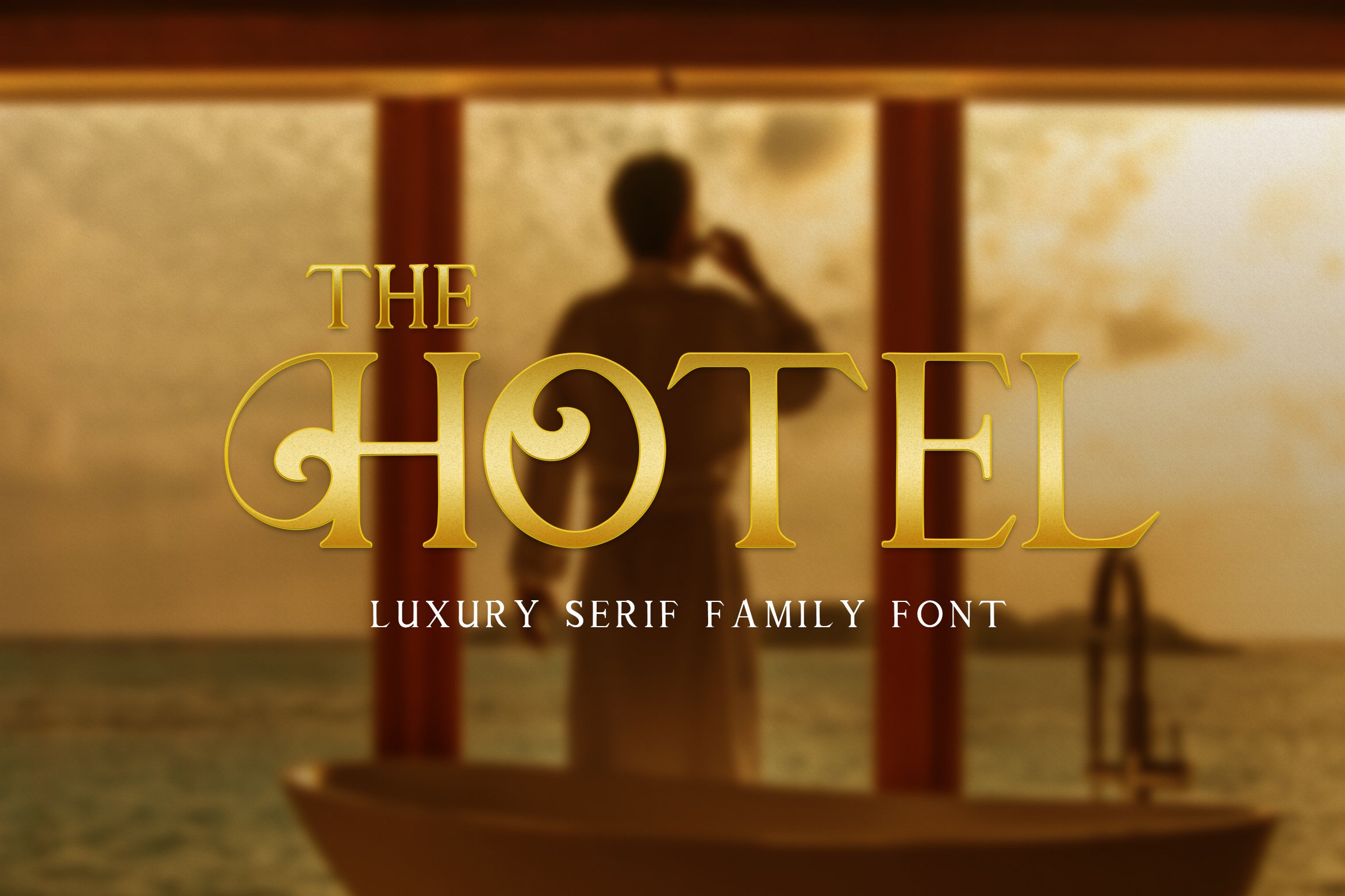 The Hotel - Luxury Font (524861) | Blackletter | Font Bundles
