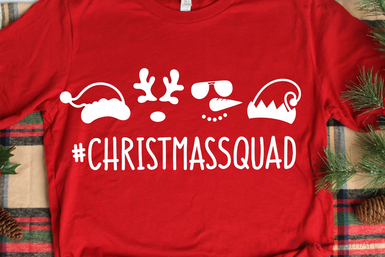 Christmas Squad SVG, DXF, PNG, EPS (1091030) | Cut Files | Design Bundles