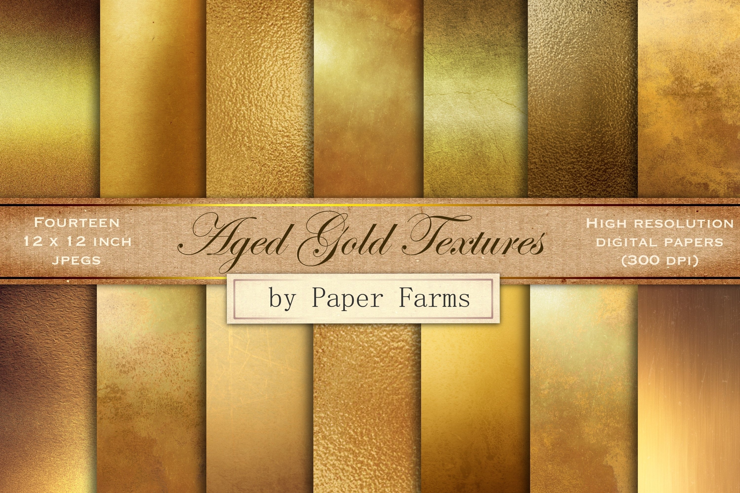 Antique gold textures (362313) | Textures | Design Bundles