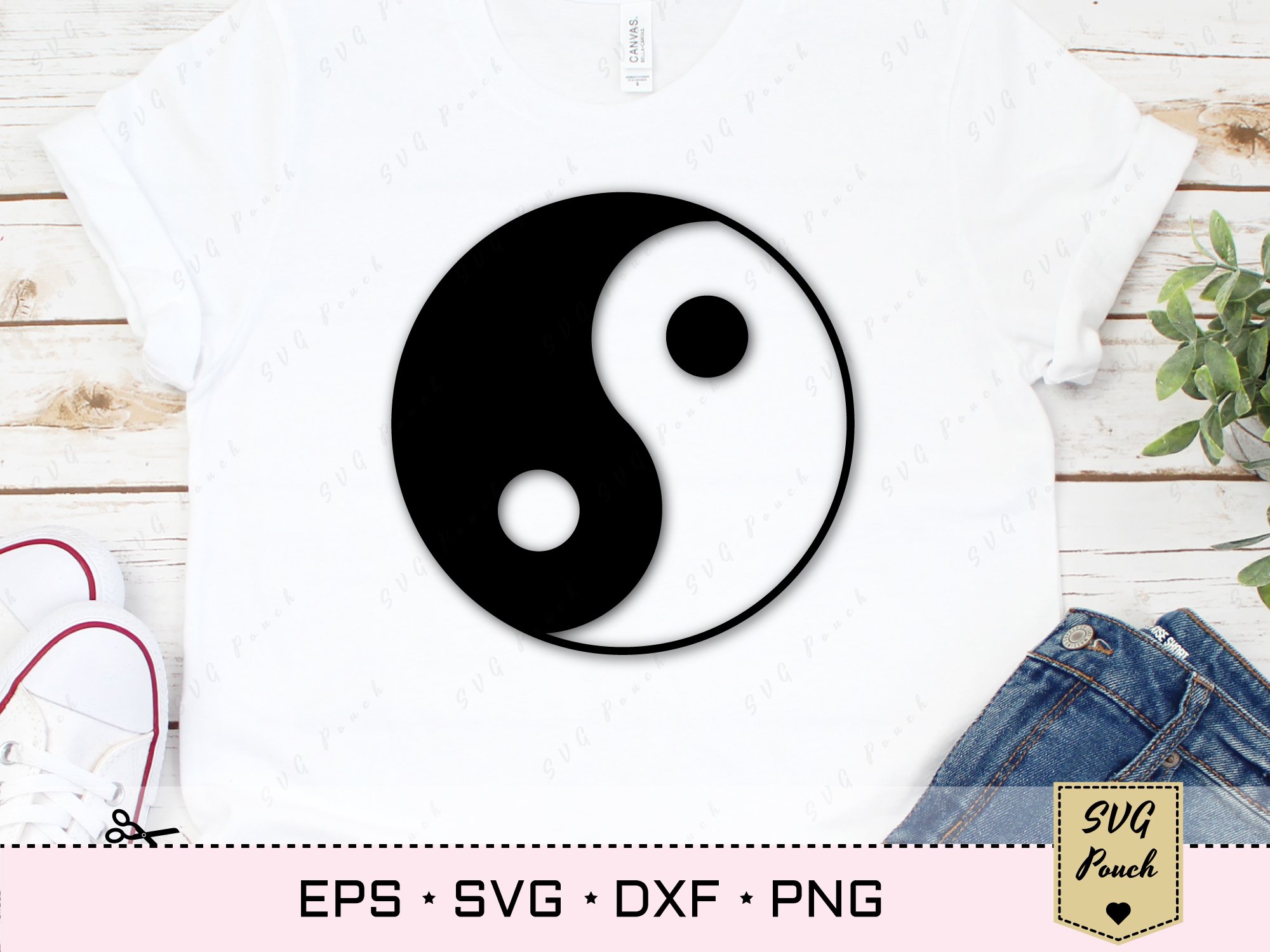 Ying Yang sign SVG (540644) | Cut Files | Design Bundles