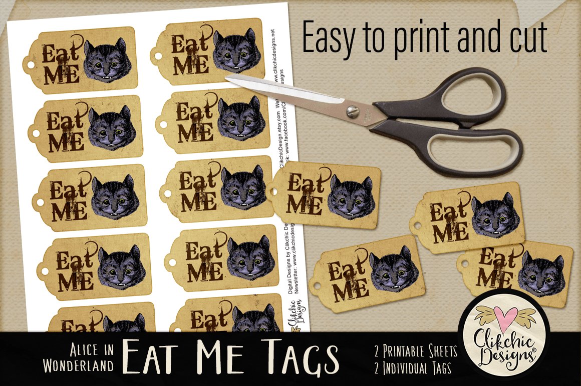 Eat Me Tag Template