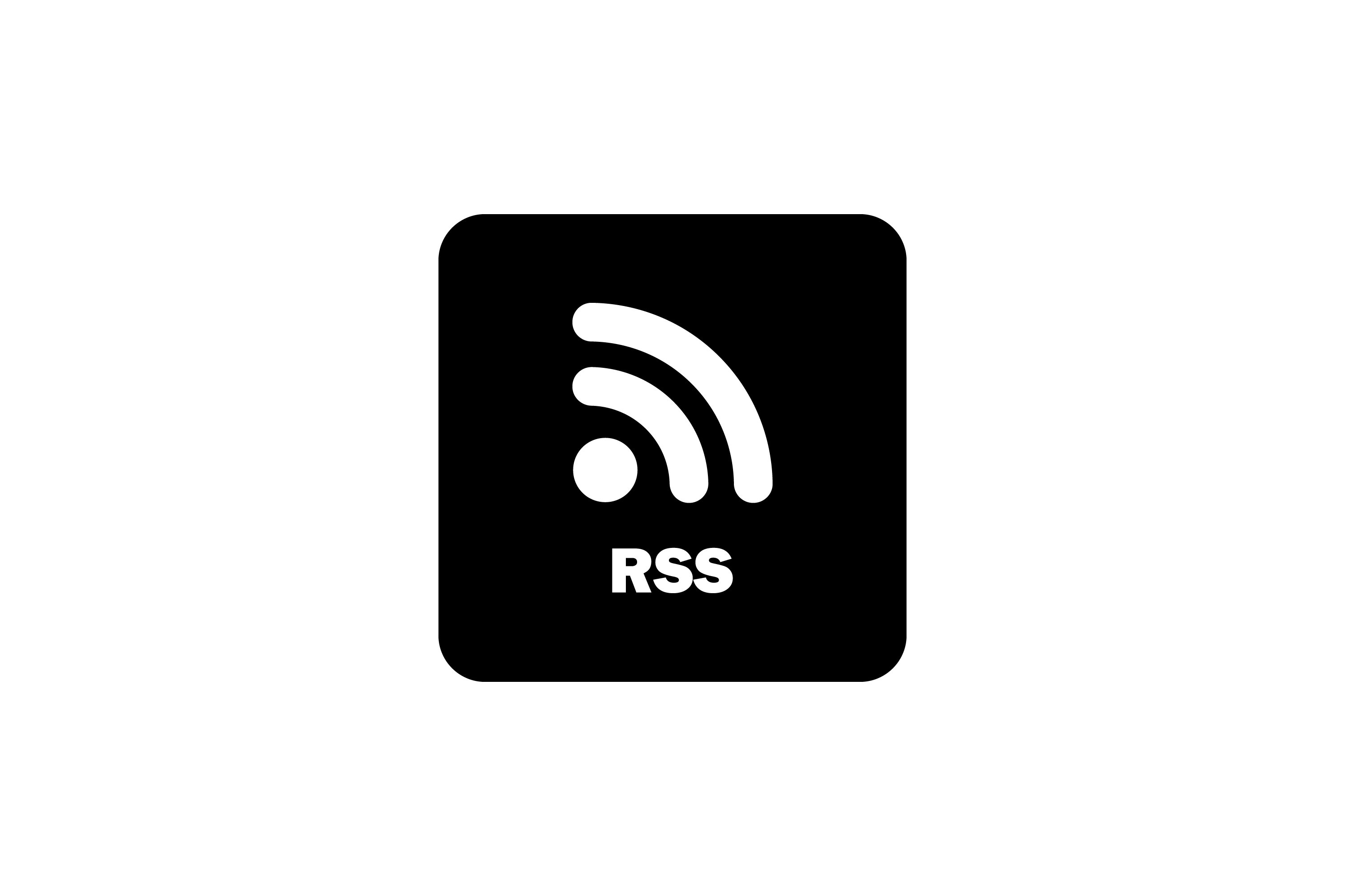 RSS feed icon. Can be used for web and mobile. Vector (1282357) | Icons ...