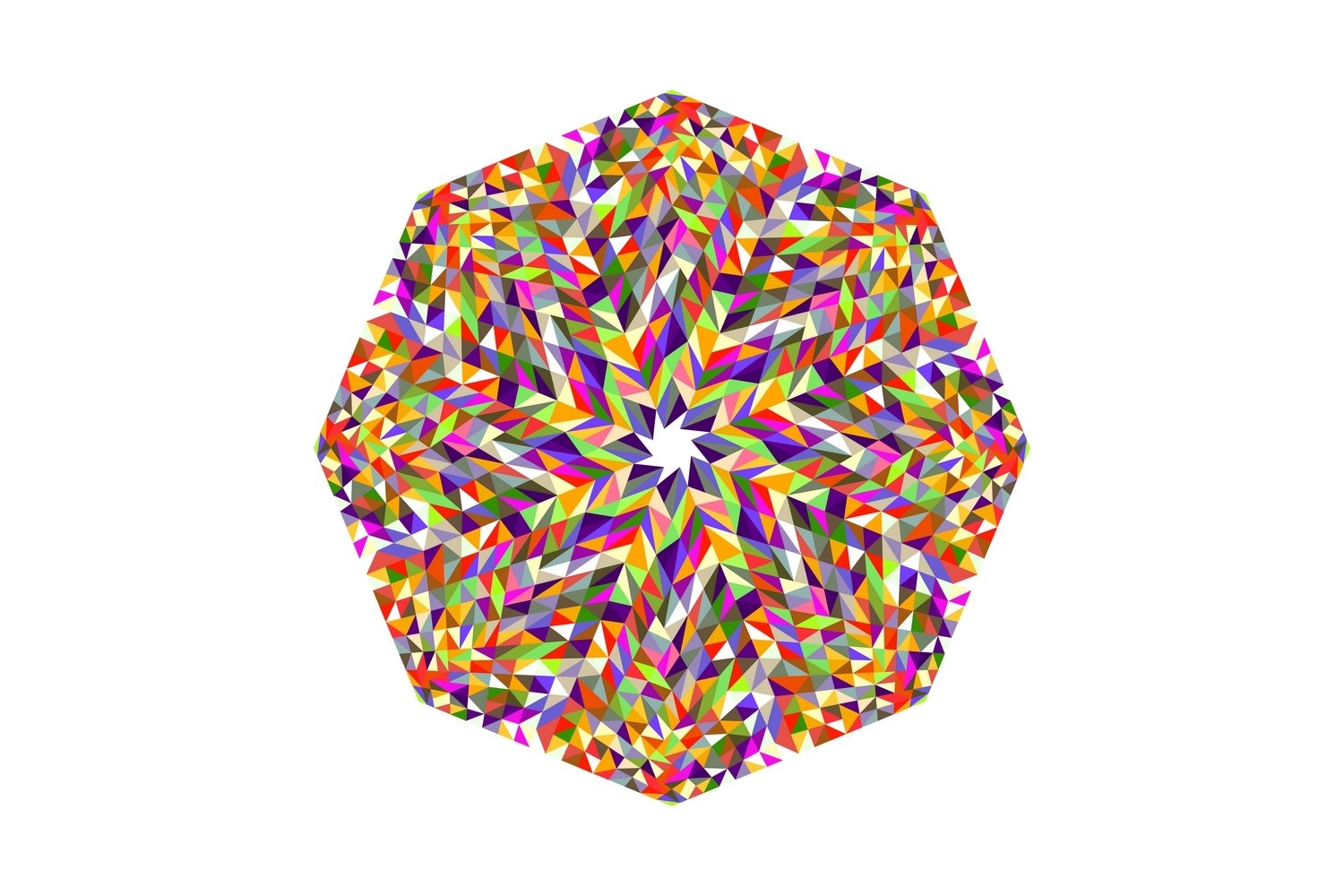 6 Mosaic Pattern Polygons (332971) | Objects | Design Bundles