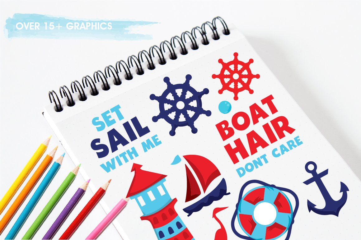 Sail Boat graphics and illustrations