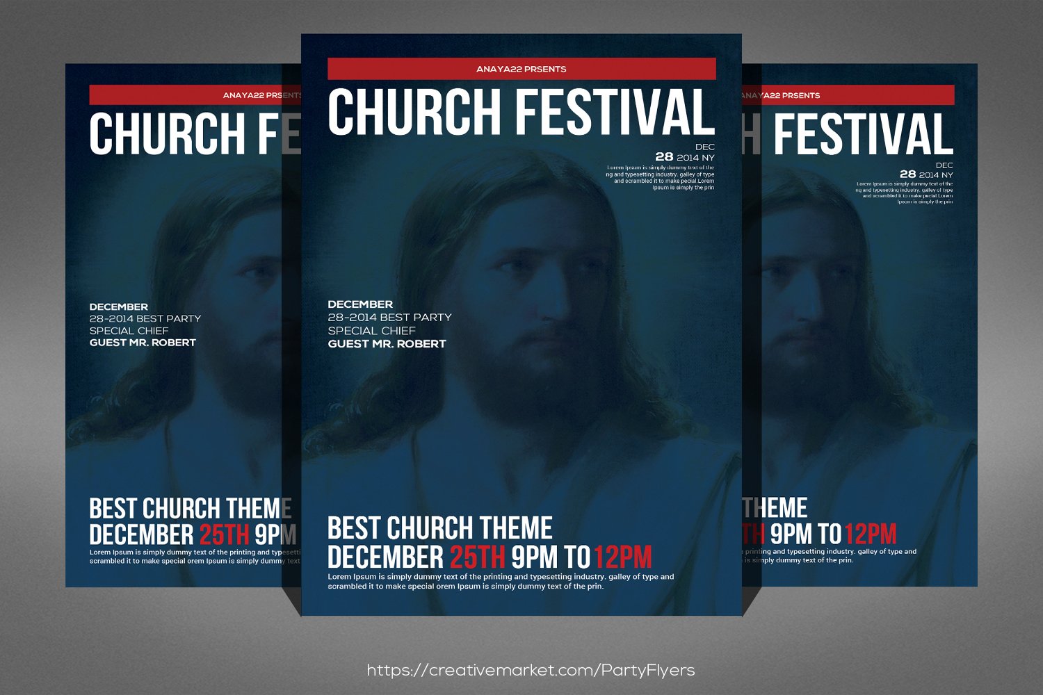 Church Festival Flyer (123512) | Flyers | Design Bundles