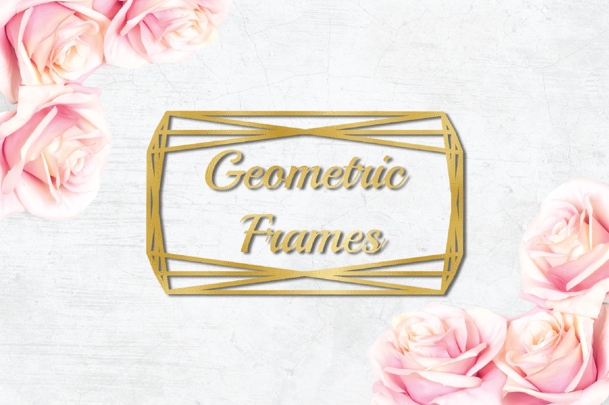 15 Geometric Frames SVG (437942) | Monograms | Design Bundles