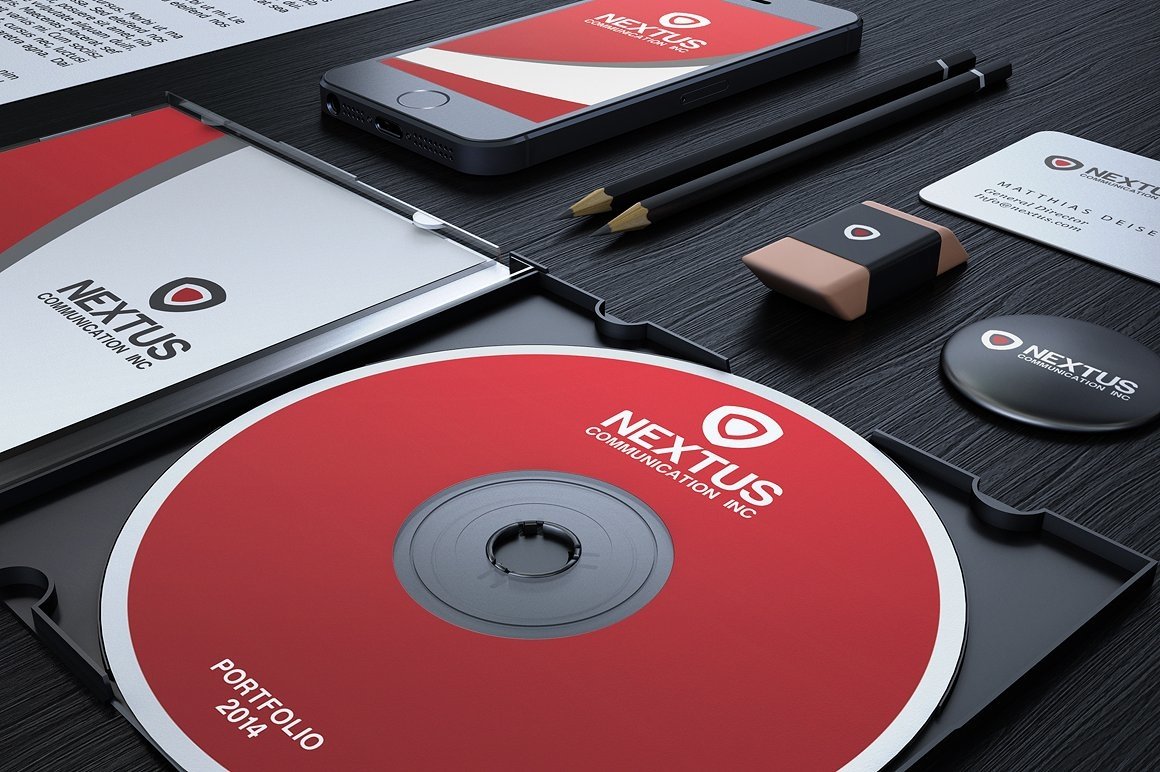 Red Corporate Identity (67616) | Branding | Design Bundles