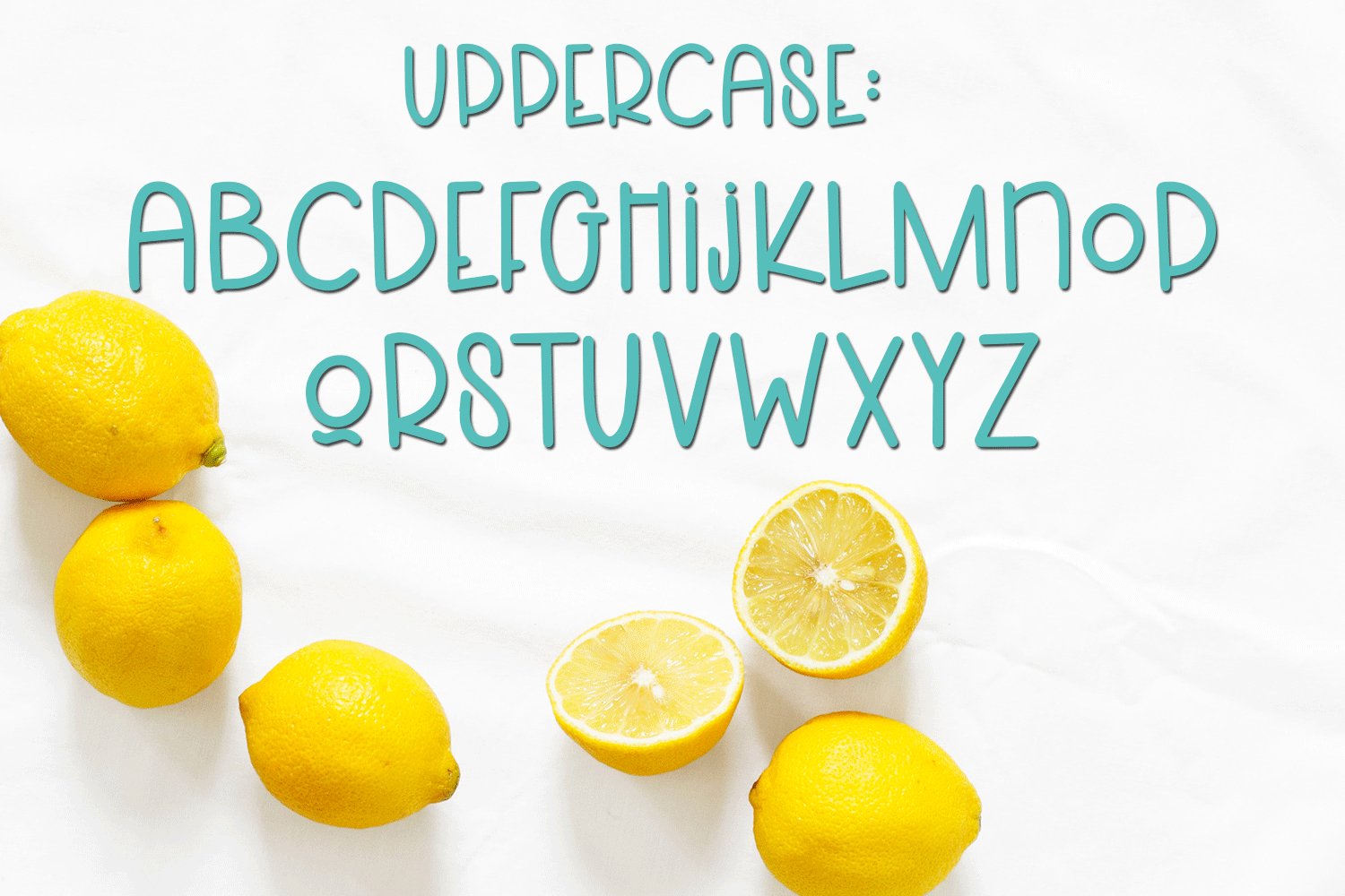Web Font Lemons and Sugar- A Fun Hand-Written Mismatched Fon