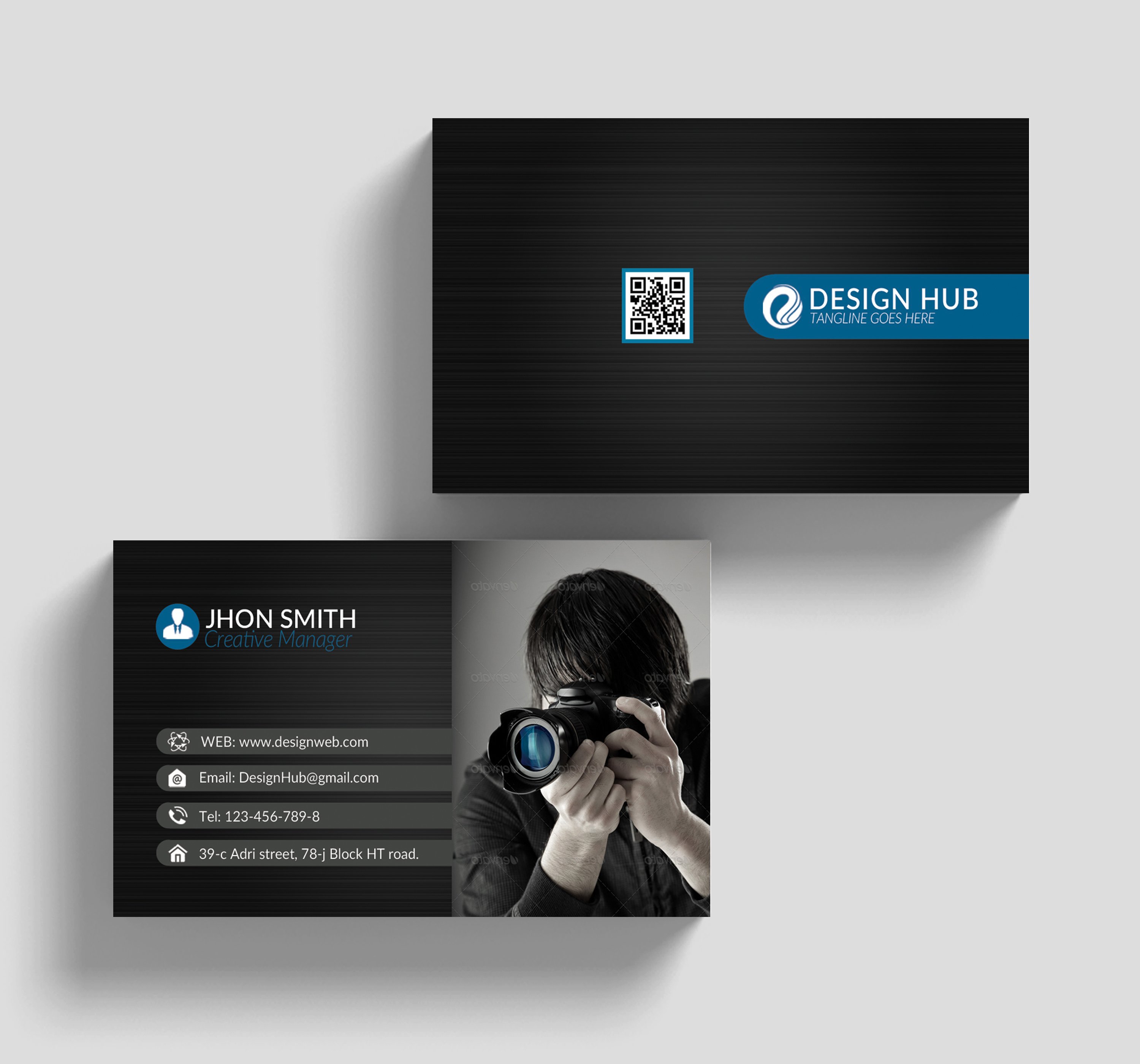 Photography Business Cards (63247) | Business Cards | Design Bundles