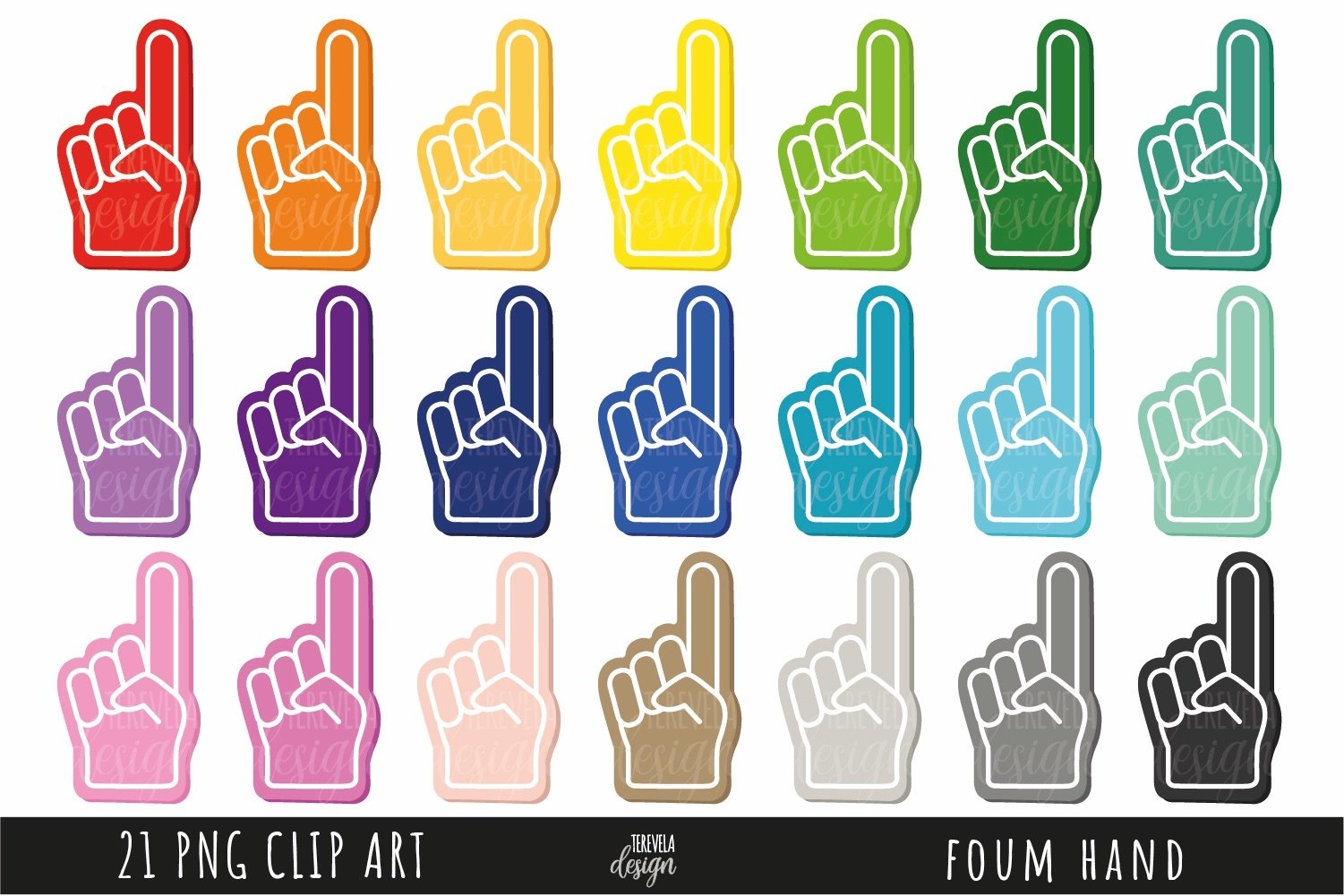 Foam Finger Clip Art