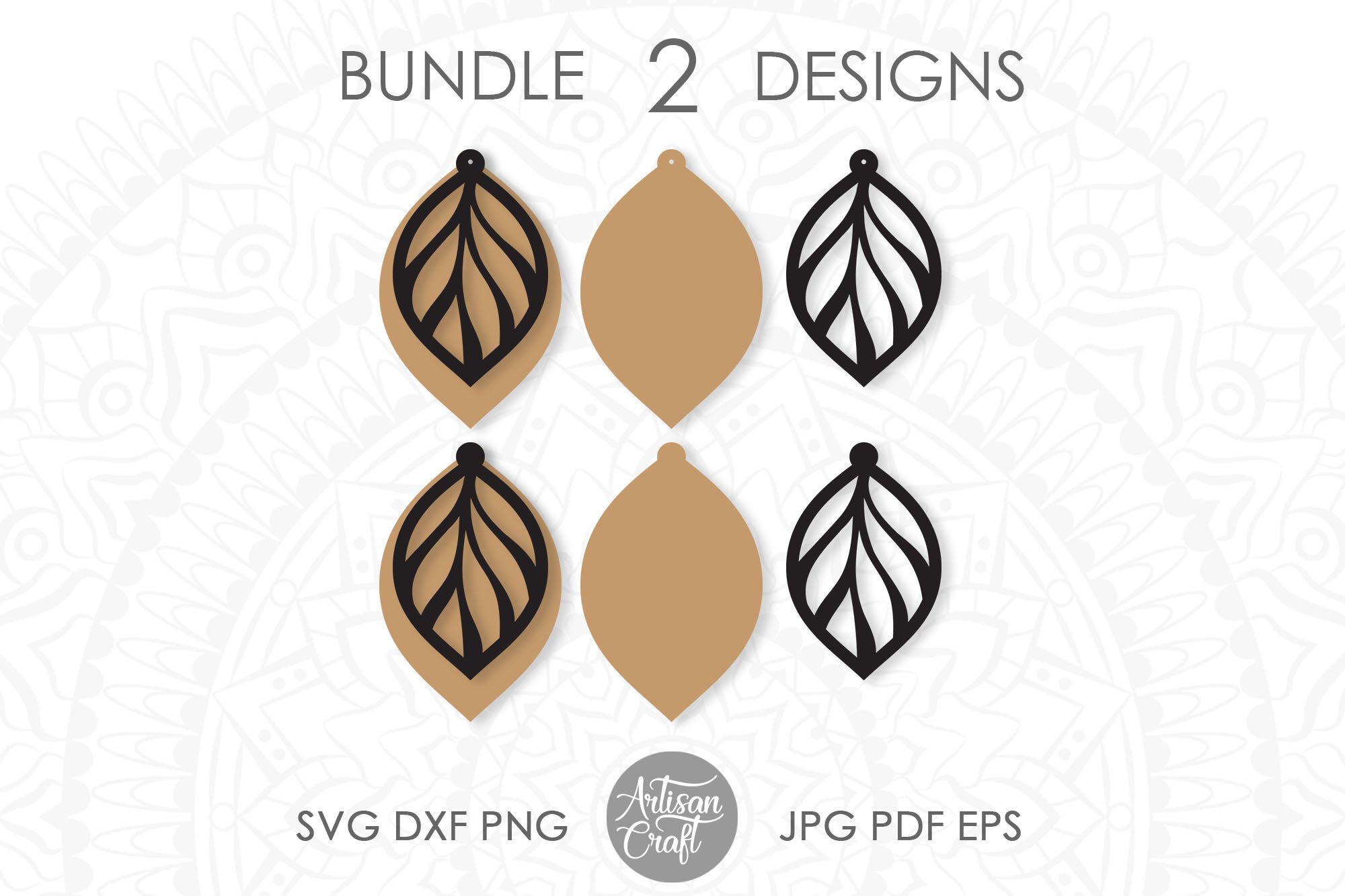 Leather Earring Templates Free