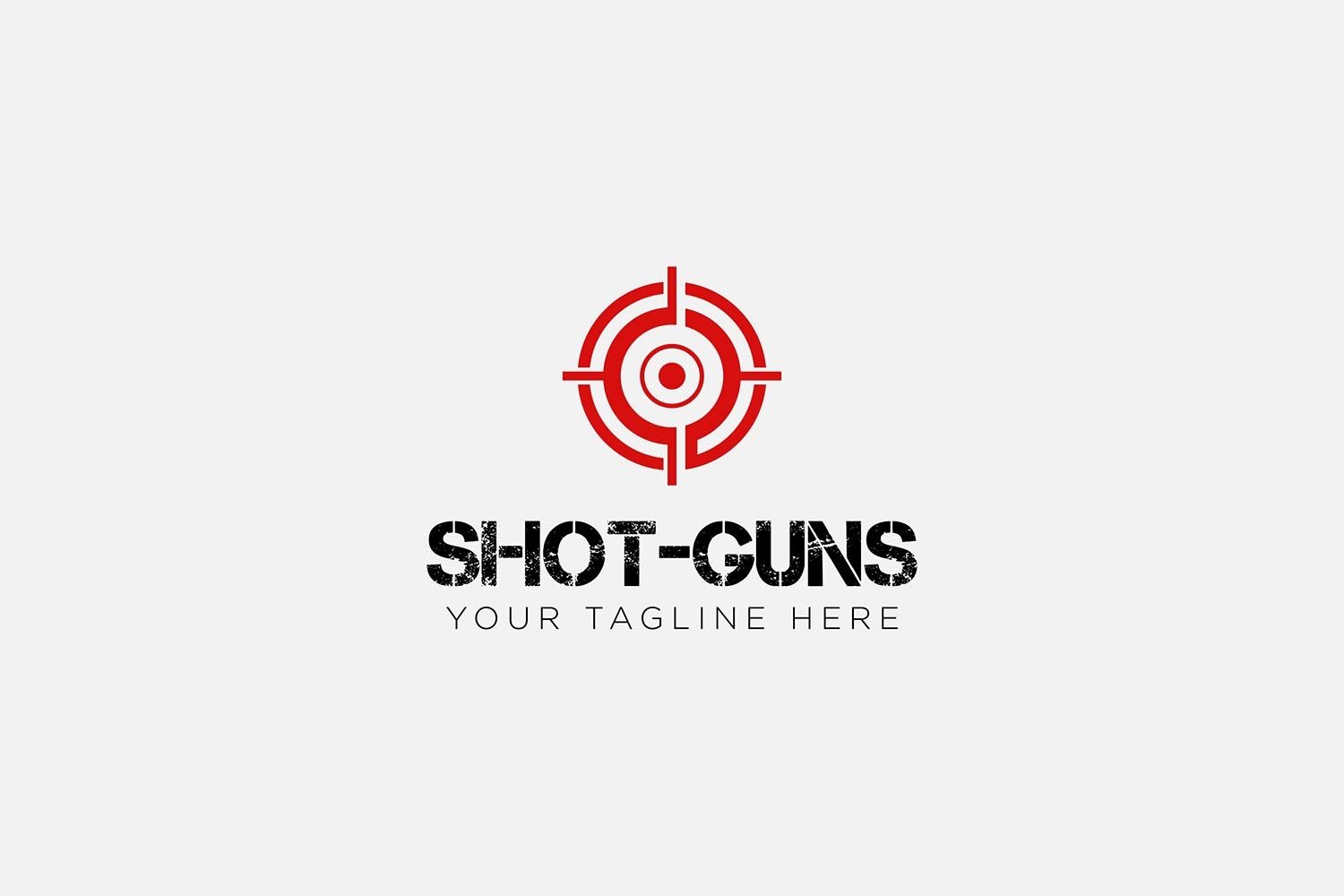 Red Dot Shot guns logo designs (1219460) | Logos | Design Bundles