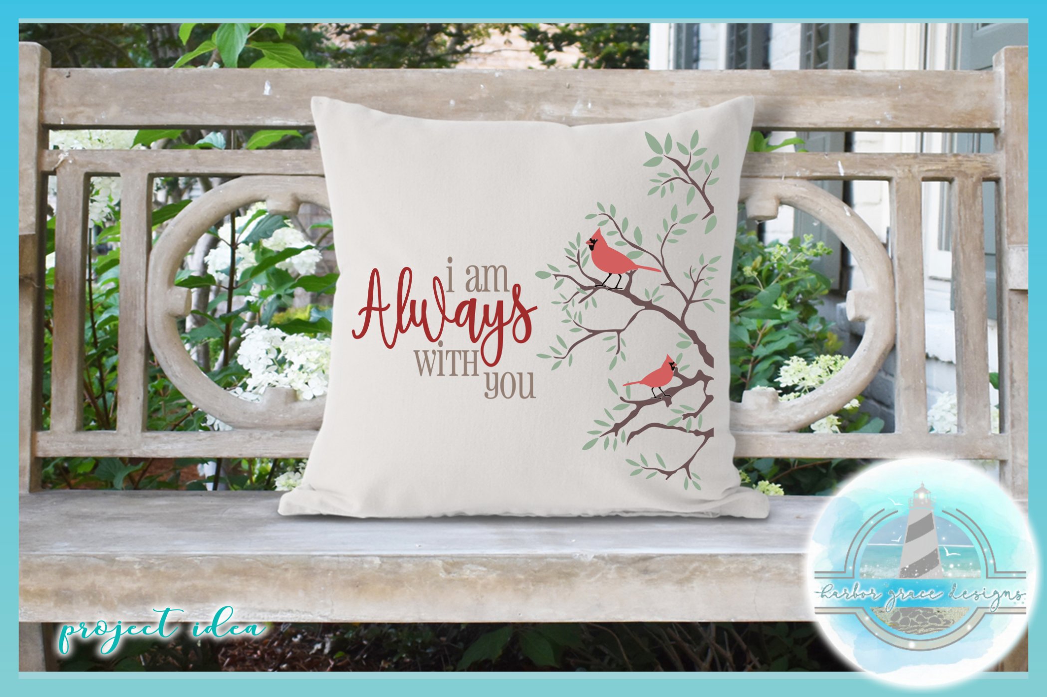 I Am Always With You Cardinal Quote SVG (184110) | Cut Files | Design ...