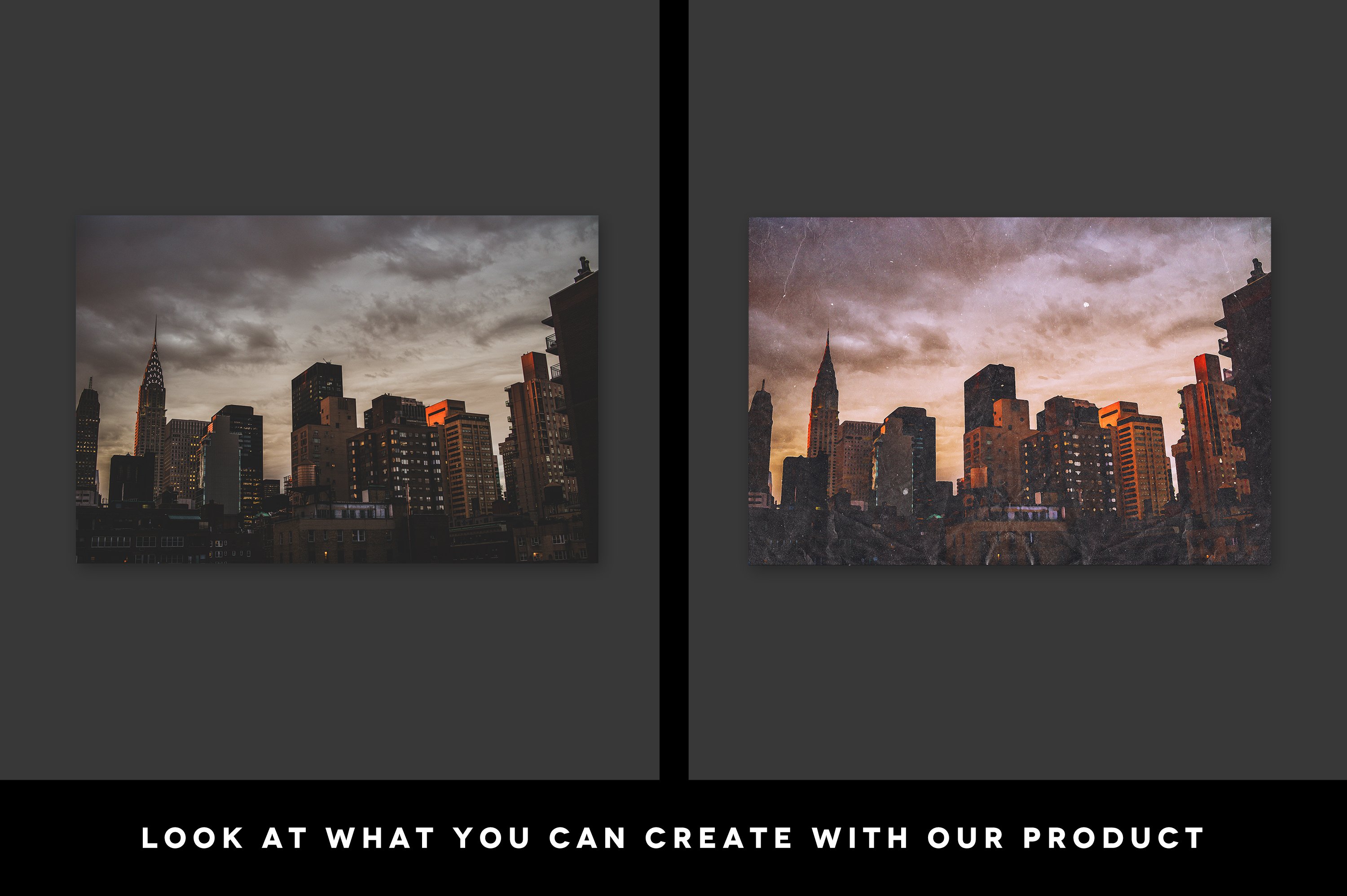 Vintage Print - Photoshop Template