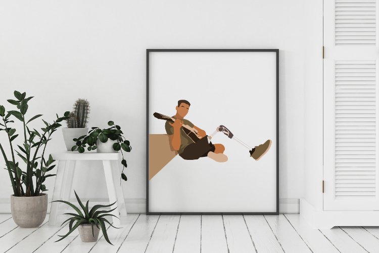 Disabled but Able Vector Illustration