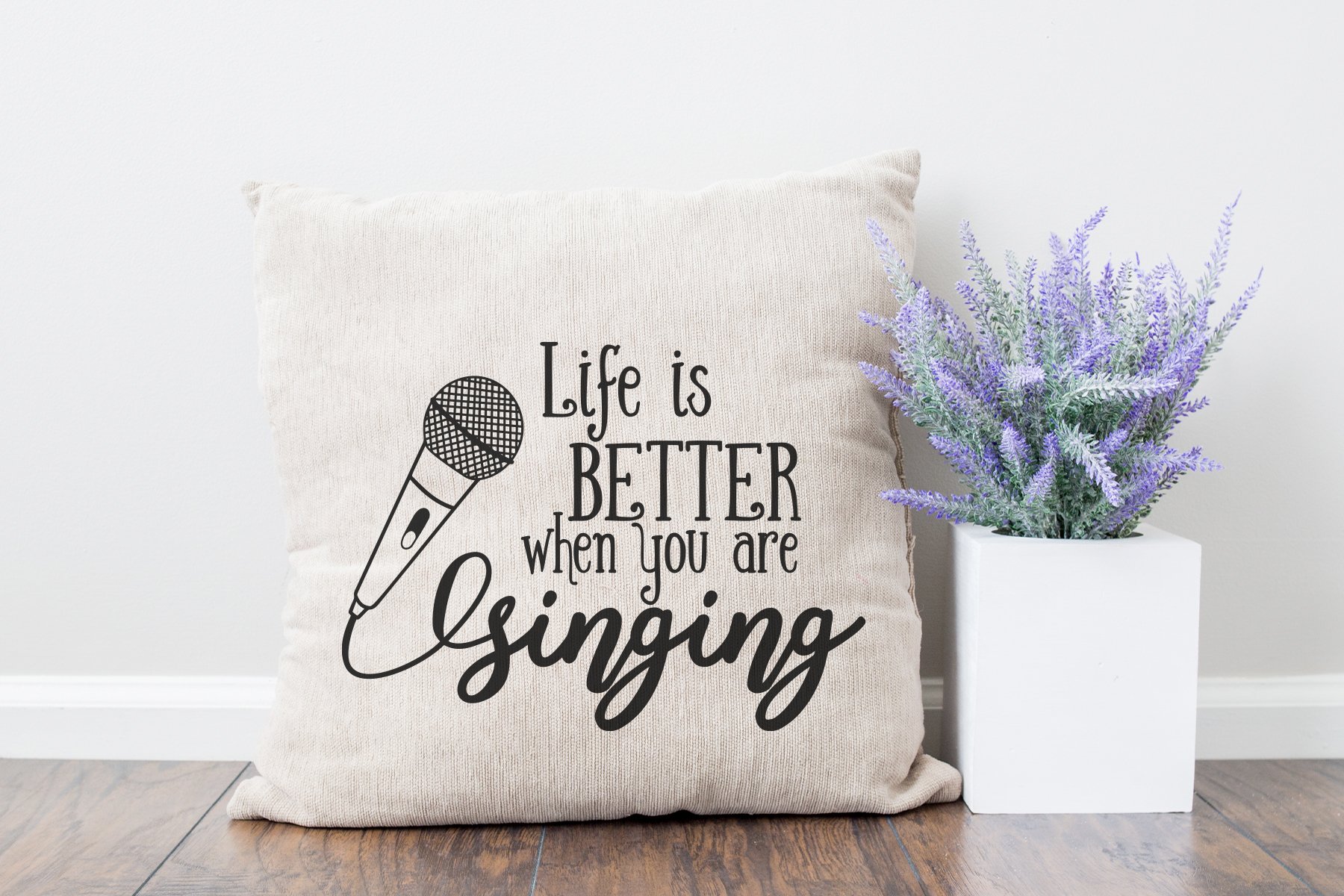 Singing SVG | Microphone SVG Cut File