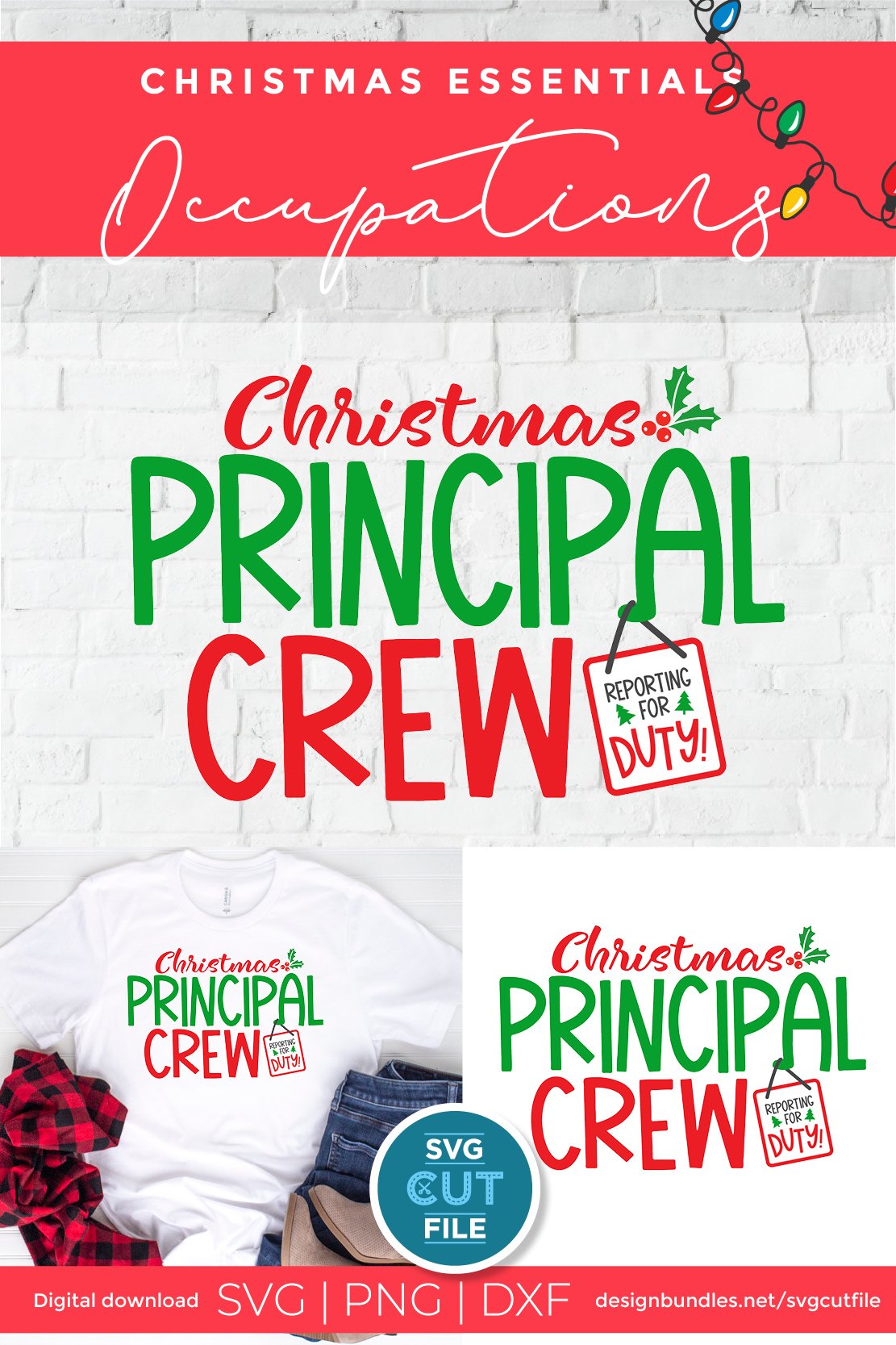 Principal Christmas svg -a Christmas Principal svg file (997142) | Cut ...